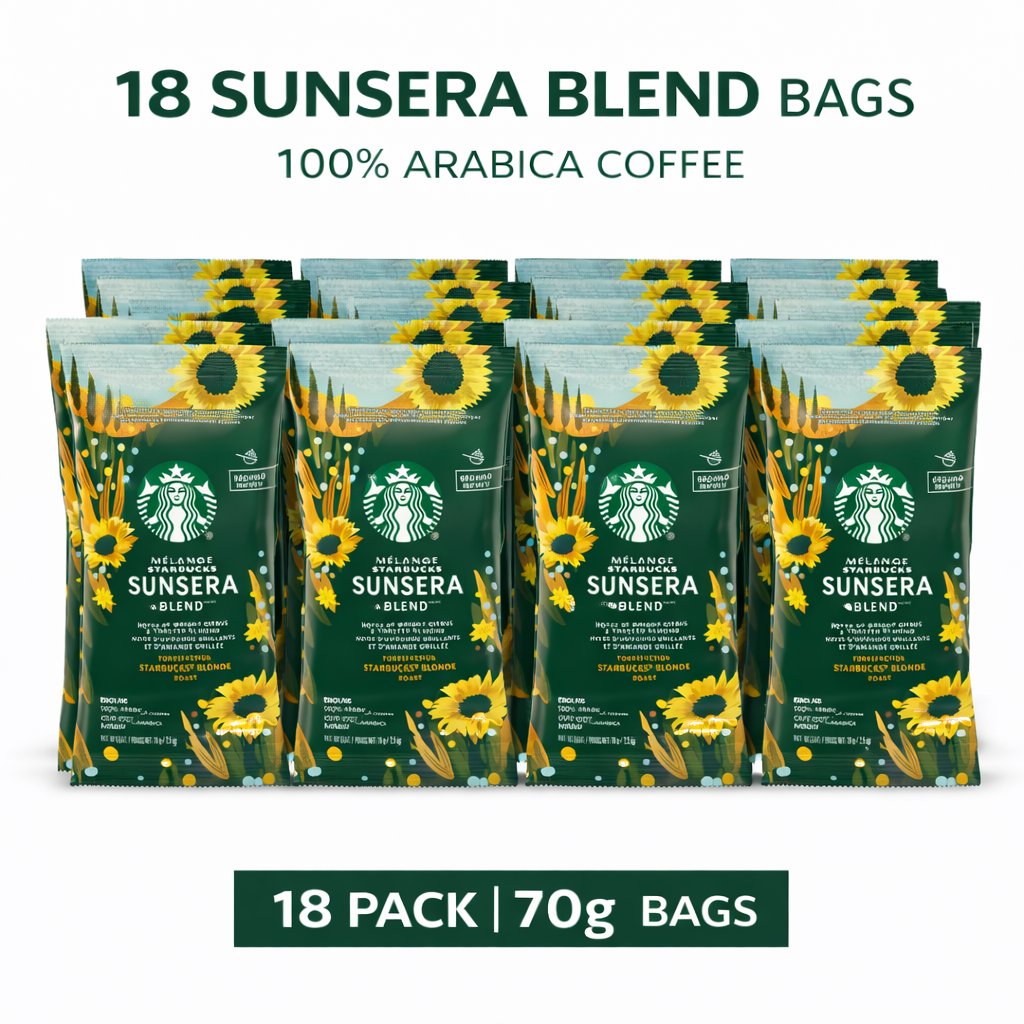 Starbucks Sunsera Blend Coffee Packets Light Roast 2.5 oz 18 Packs ...